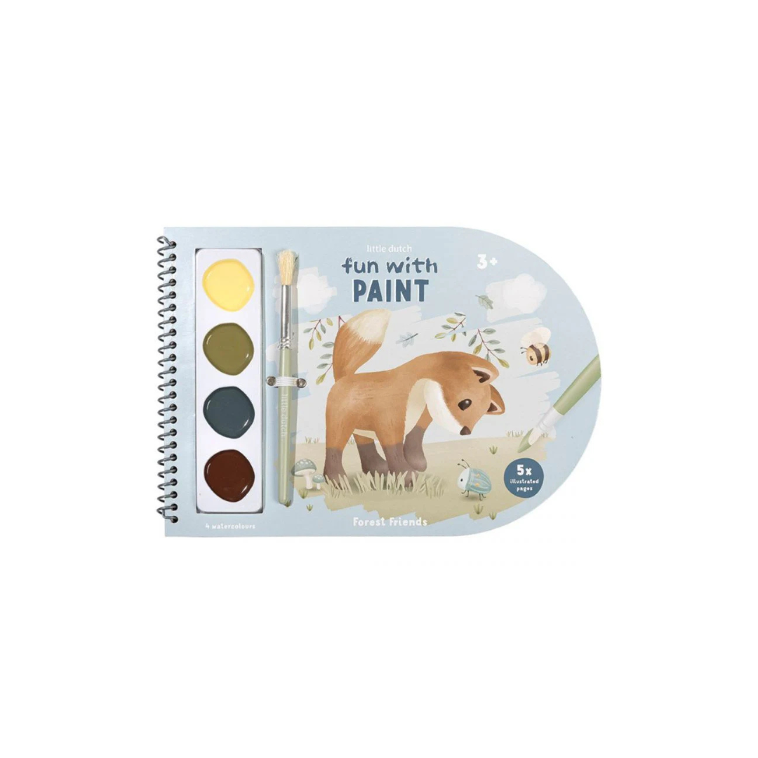 Little Dutch Libretto da Colorare Fun with Paint | Attività Creativa ...